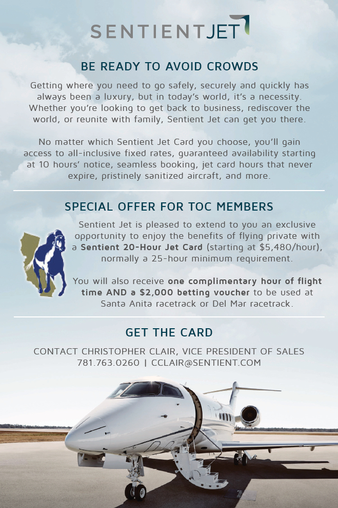An Exclusive Opportunity for TOC Members, from Sentient Jet ...